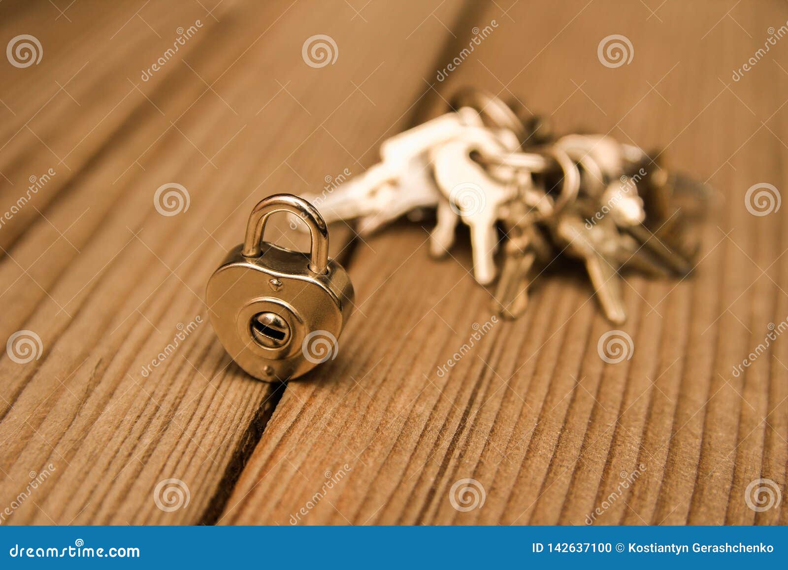 Lock and Keys on Valentine`s Day in Love Stock Photo - Image of pattern ...