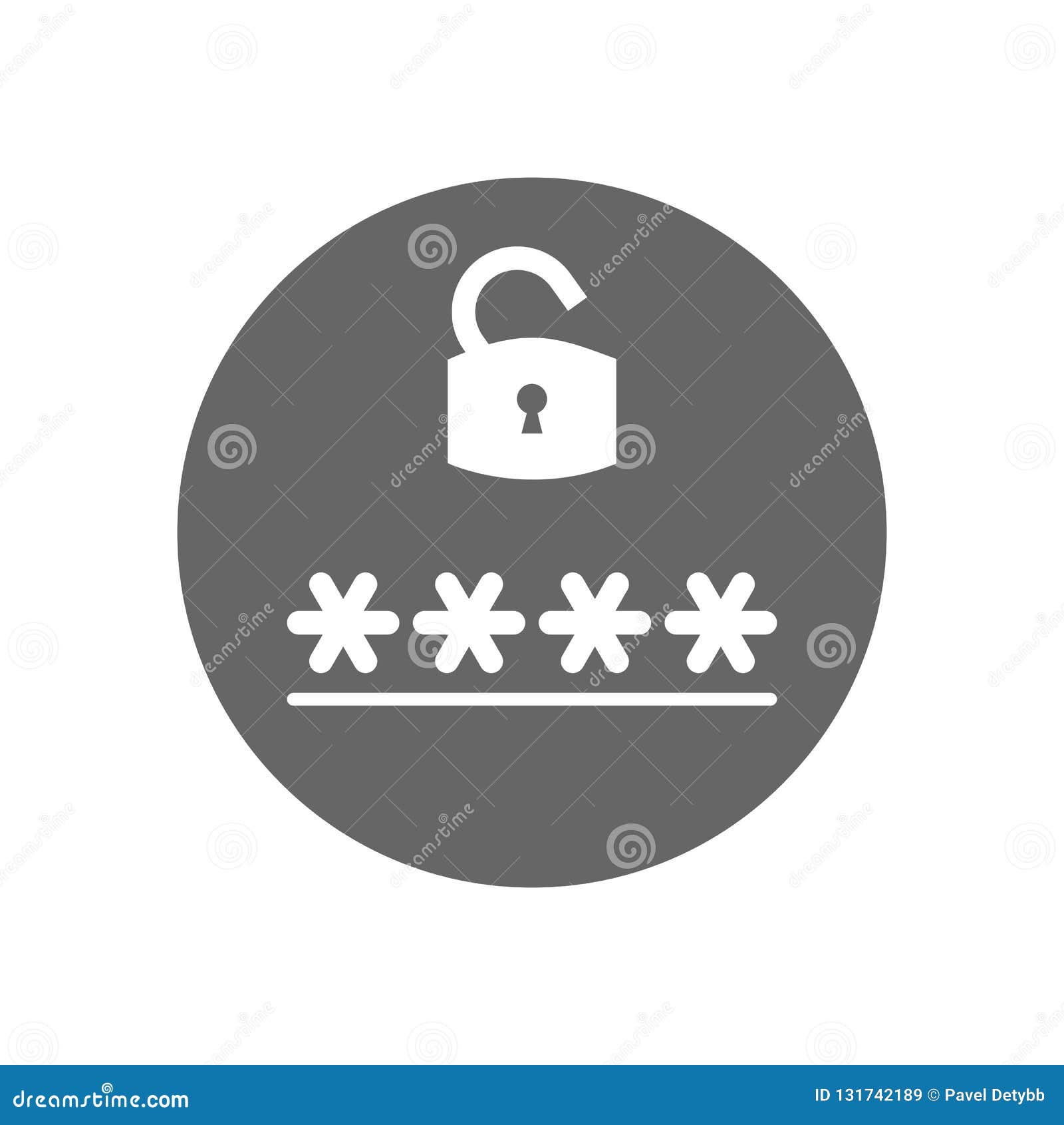 Lock, Login, Password, Safe Security Icon Vector Illustration Flat ... Lock, Login, Password, Safe Security Icon Vector Illustration Flat ...
