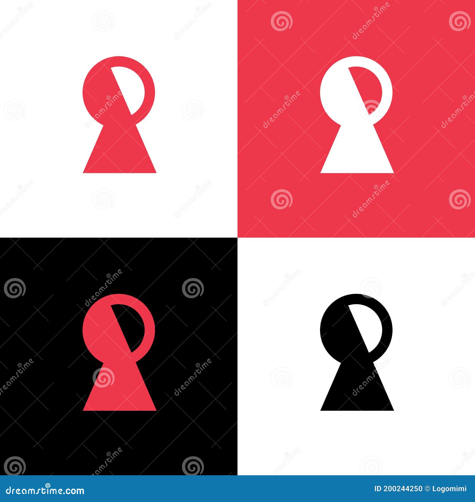 Abstract Keyhole Into Another World. Doorway To Enchanted Fantasy ...