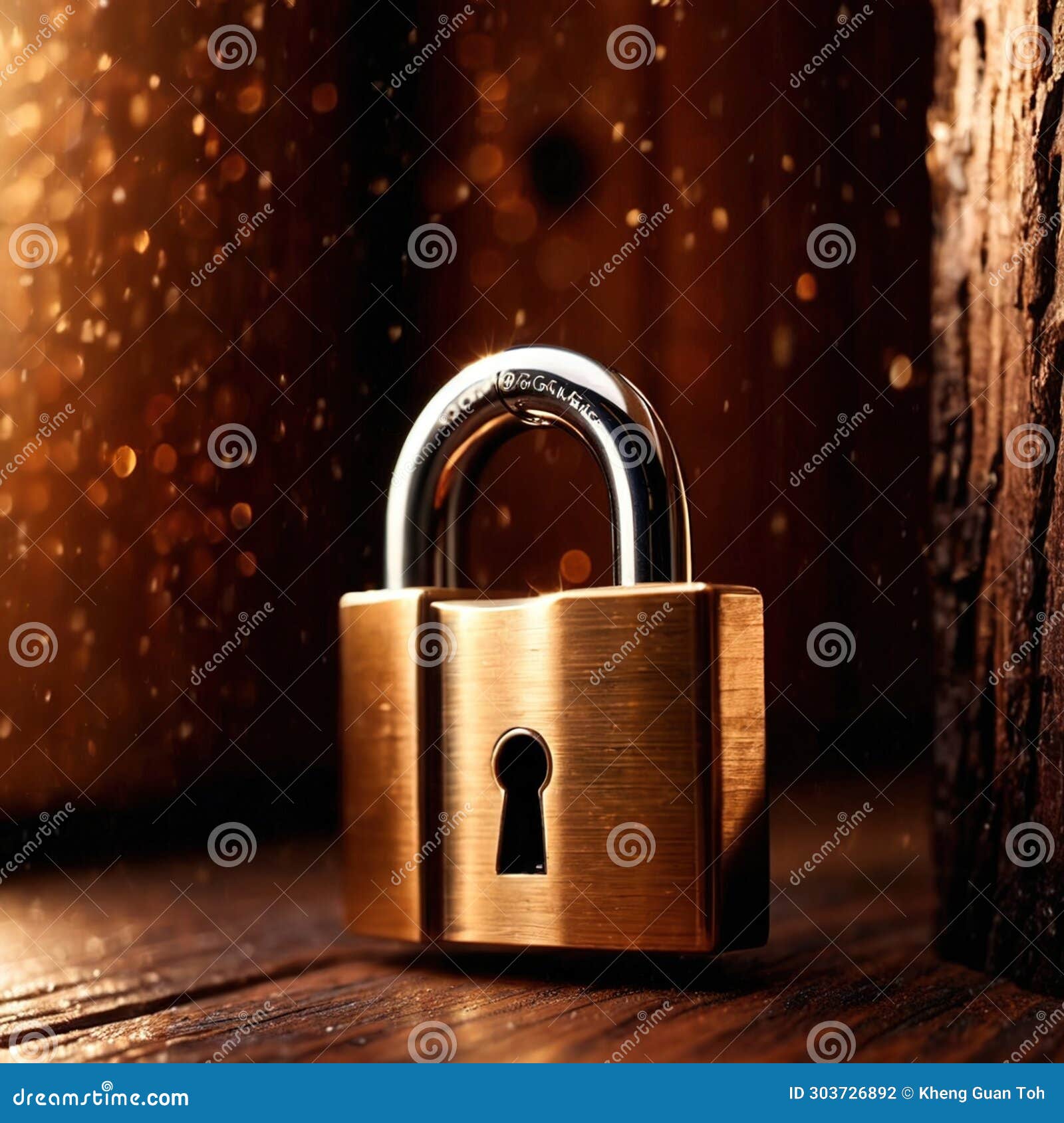 Lock , Mechanical Security Device To Protect and Guard Stock ...