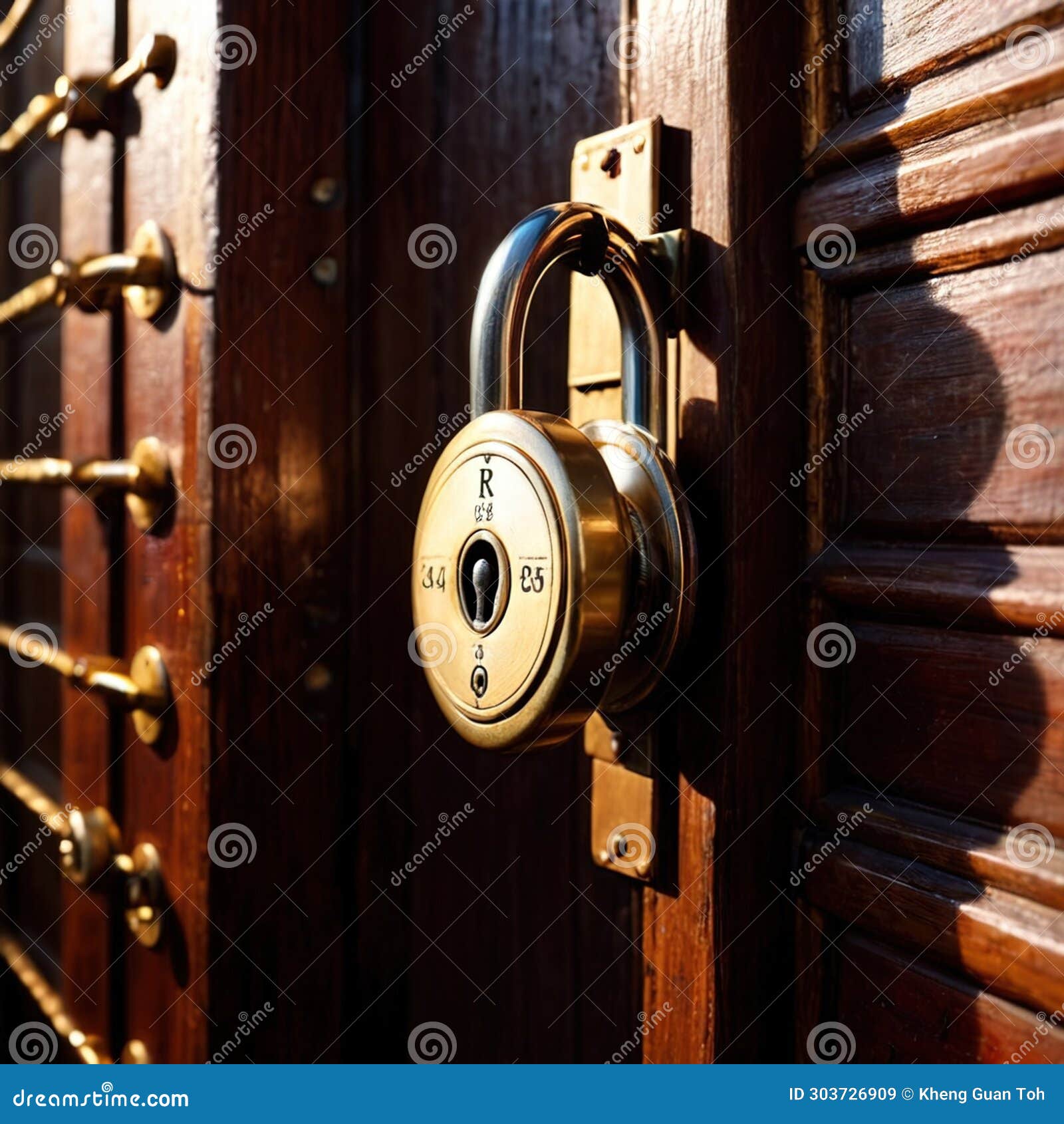 Lock , Mechanical Security Device To Protect and Guard Stock ...