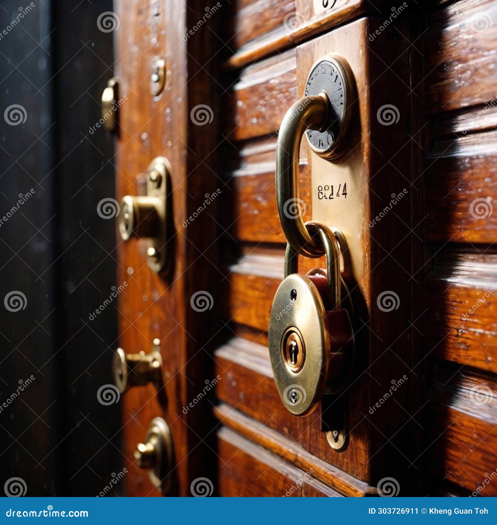 Lock , Mechanical Security Device To Protect and Guard Stock ...