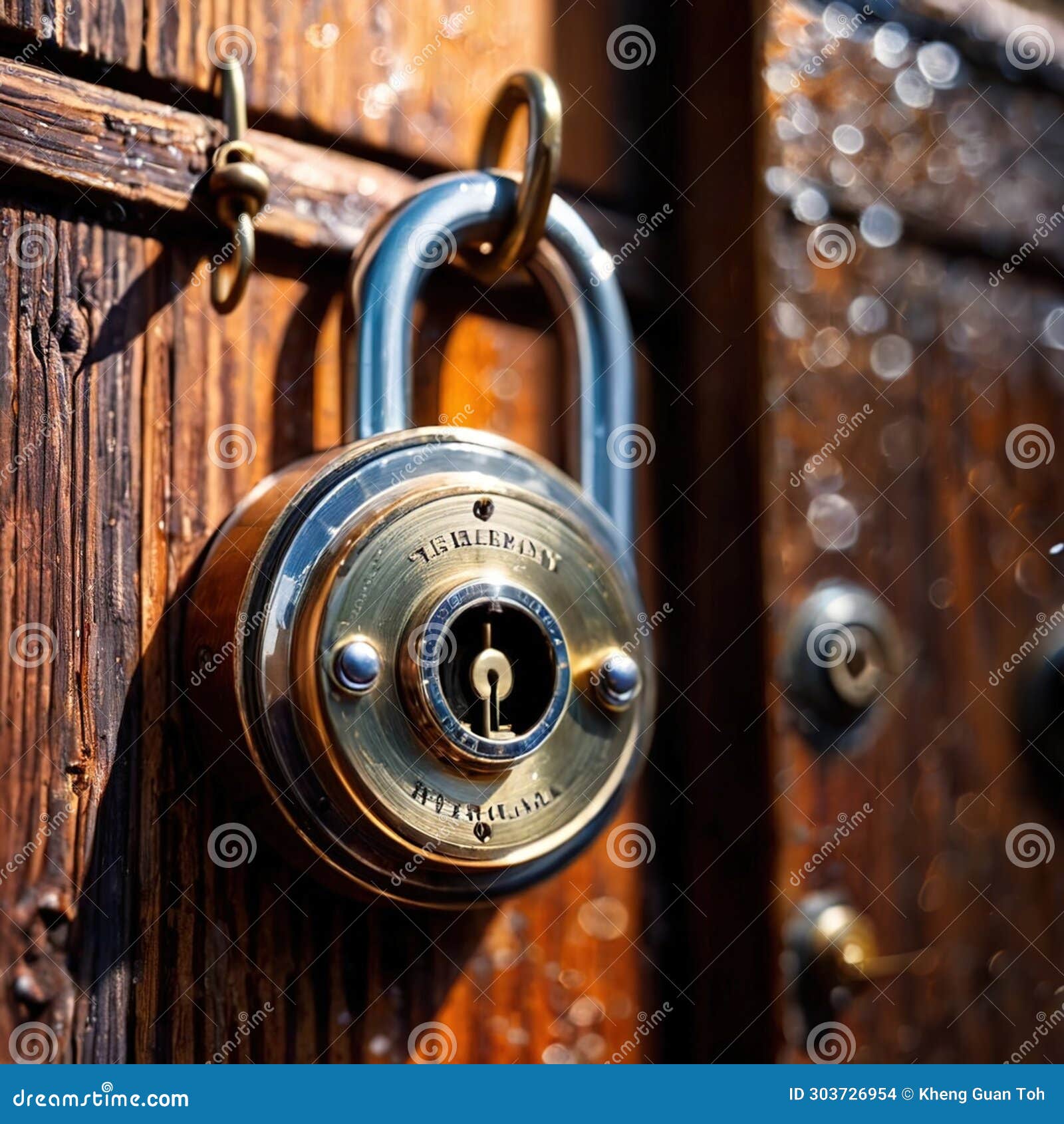 Lock , Mechanical Security Device To Protect and Guard Stock ...