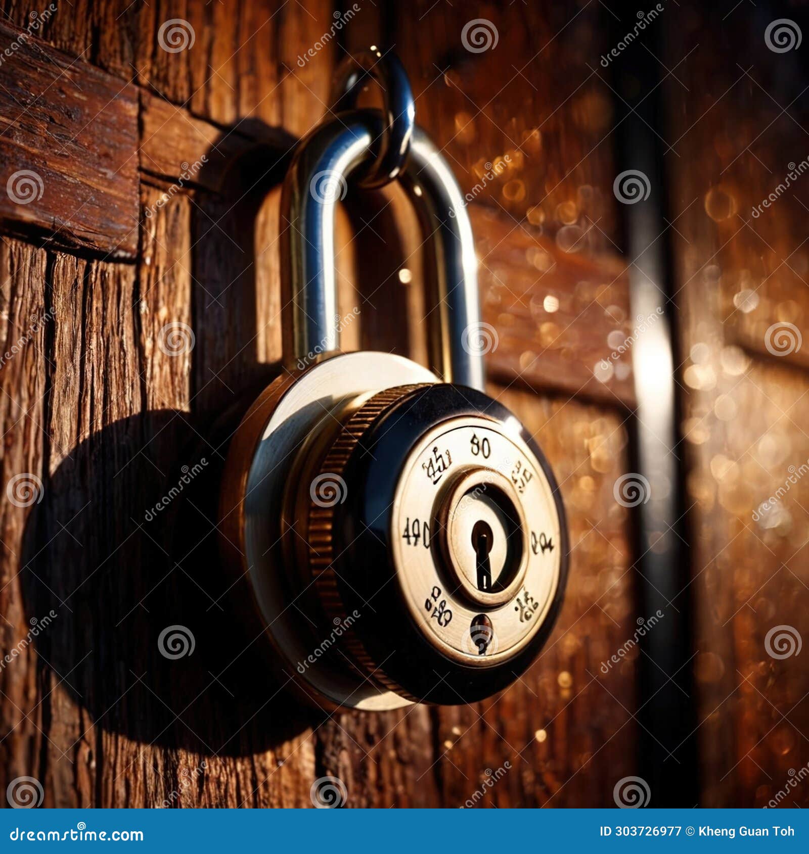 Lock , Mechanical Security Device To Protect and Guard Stock ...