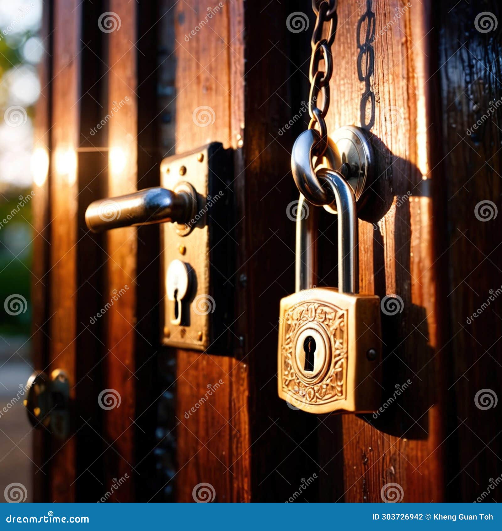 Lock , Mechanical Security Device To Protect and Guard Stock ...