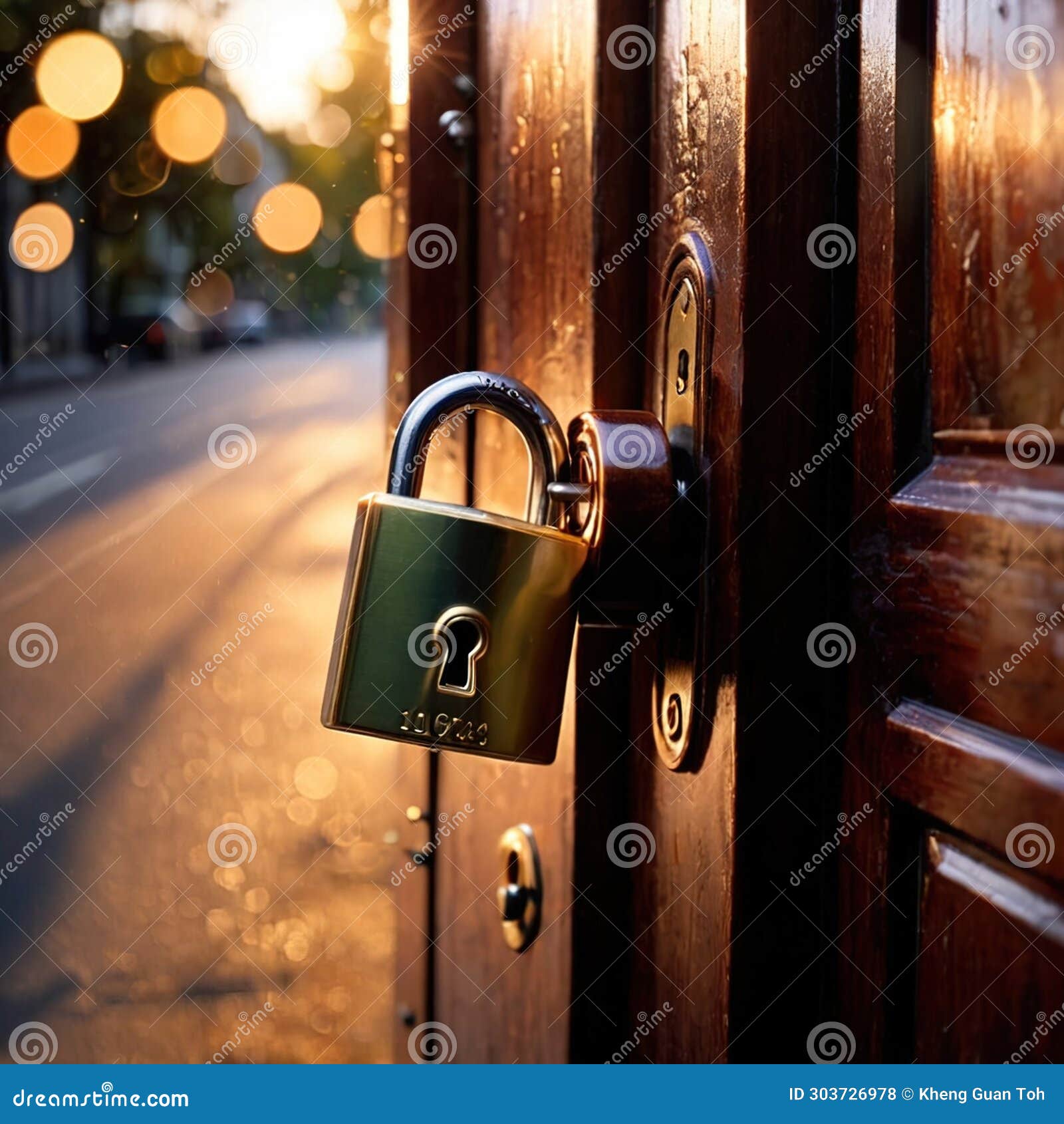 Lock , Mechanical Security Device To Protect and Guard Stock ...