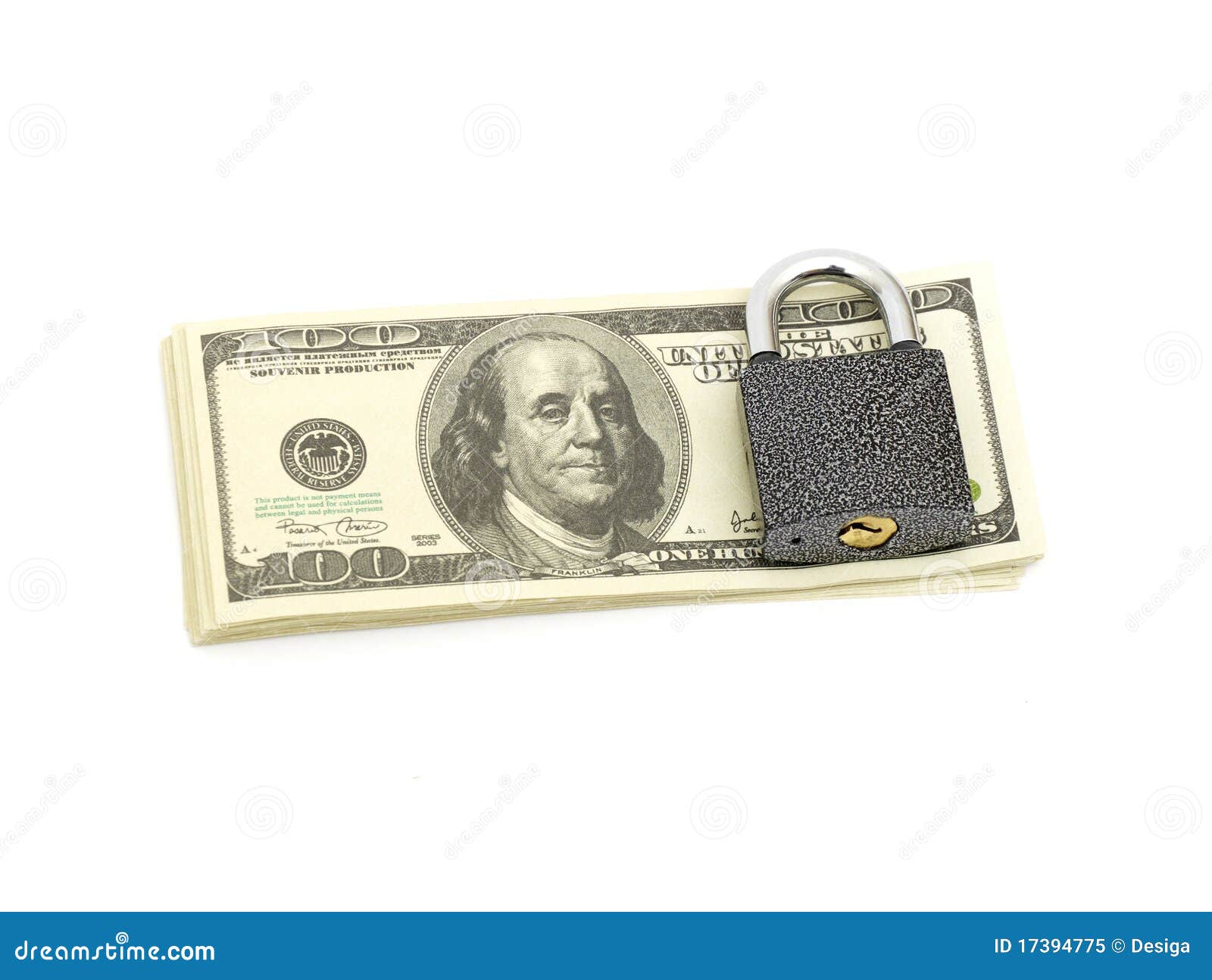 Lock and money stock image. Image of closed, protection - 17394775