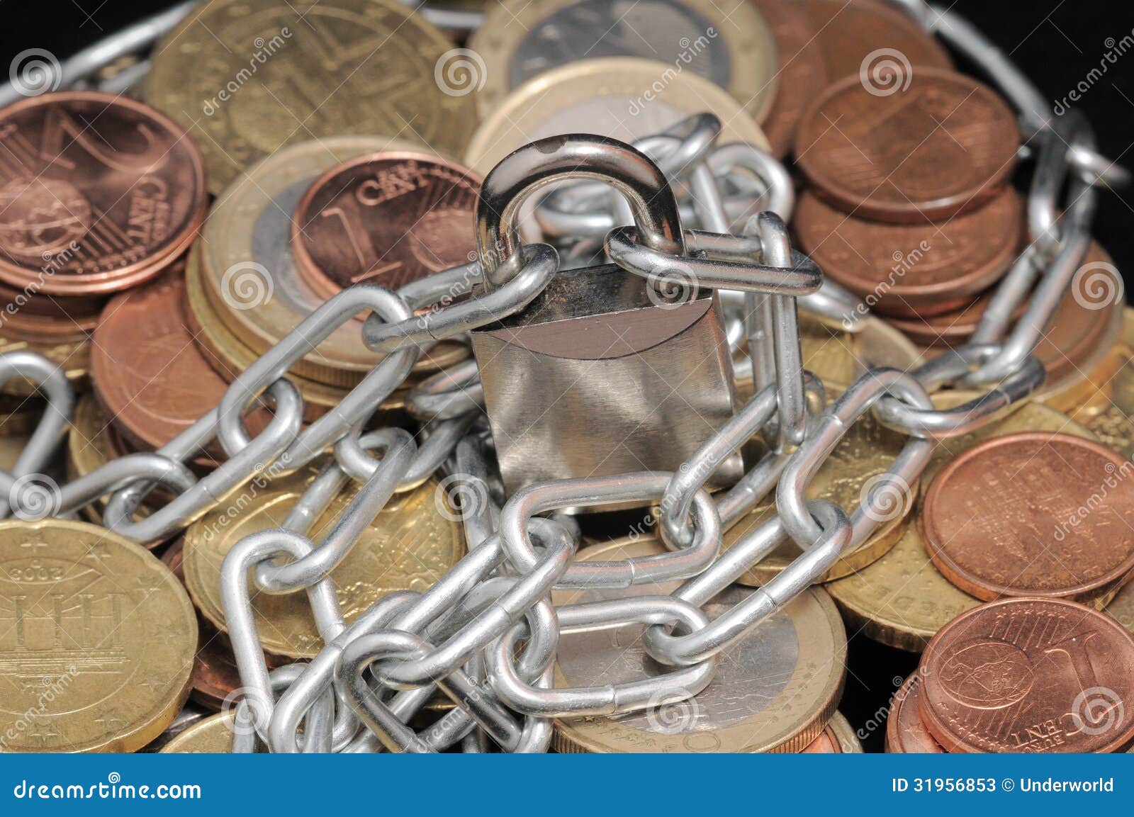 Lock and Money stock image. Image of money, capital, planning - 31956853