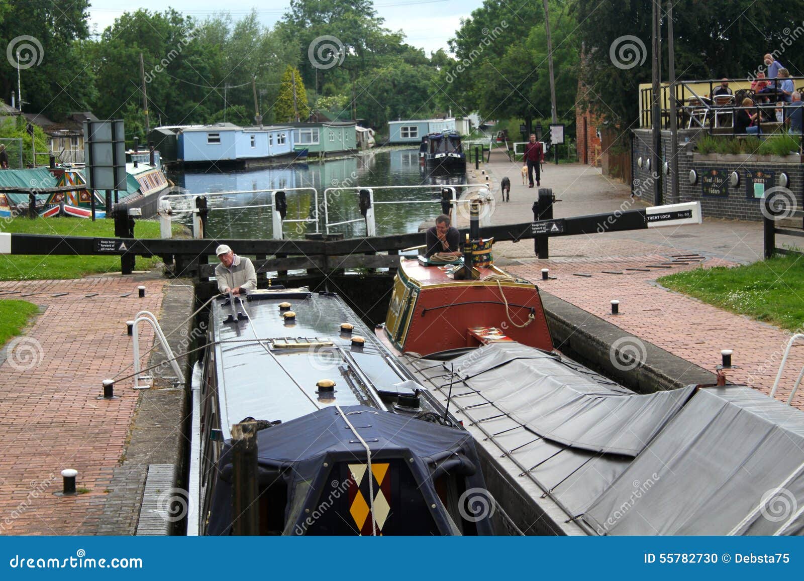Lock navigation editorial image. Image of nottinghamshire - 55782730