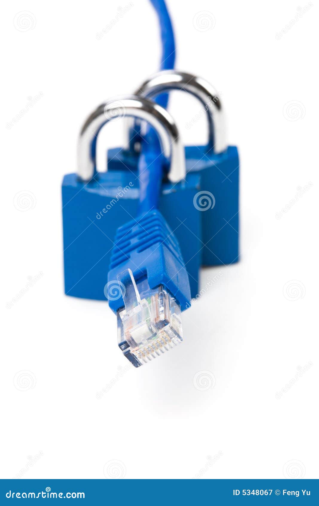 Lock and network cable stock image. Image of cable, internet - 5348067
