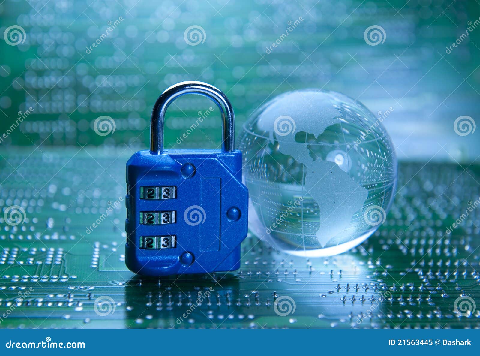 Lock and Network Cable with Computer Keyboard Stock Image - Image of ...