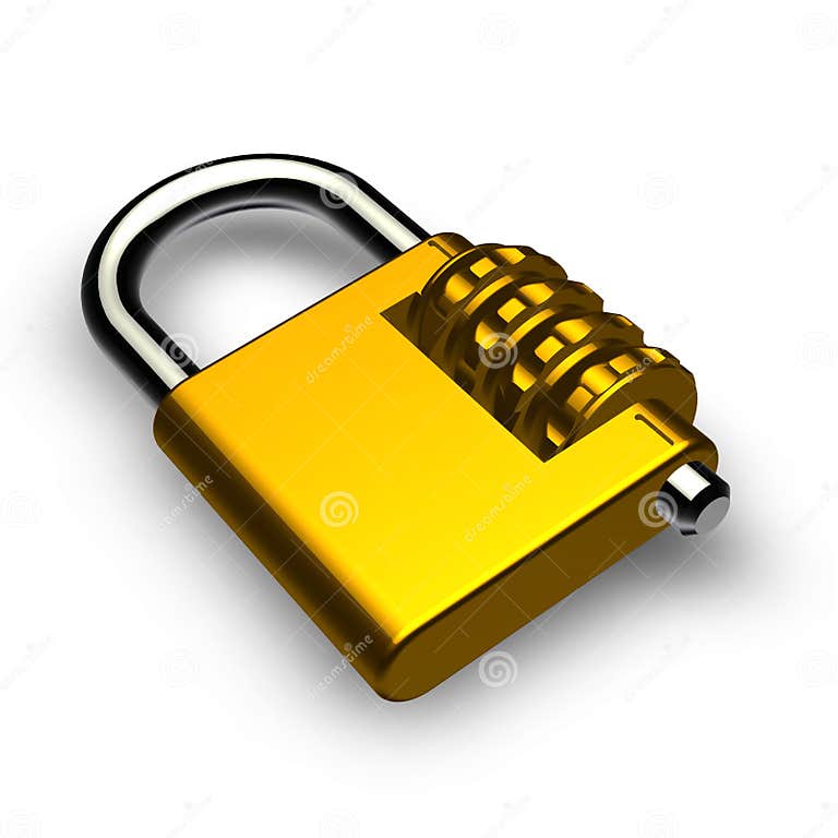 Lock with password stock illustration. Illustration of fortify - 14953173