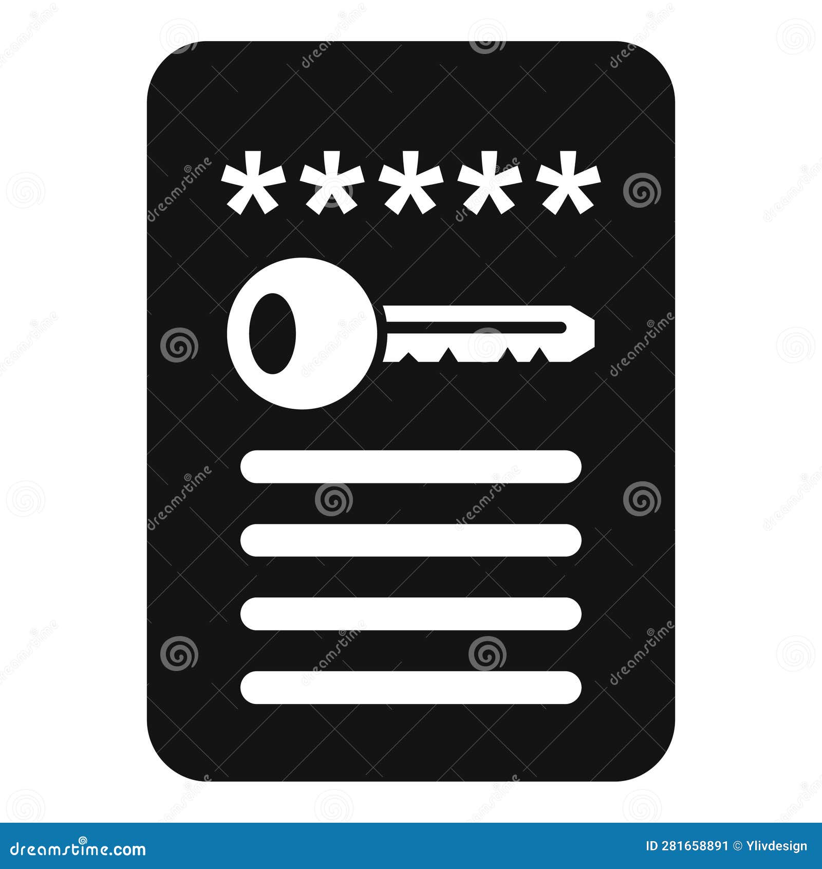 Lock Password Icon Simple Vector. Data Cipher Stock Illustration - Illustration of math, logo ...