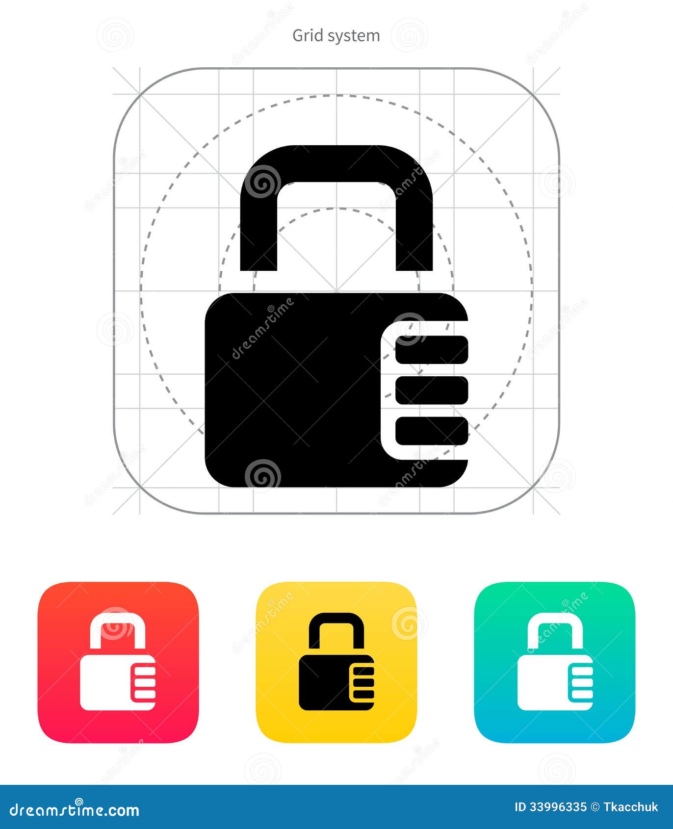 Lock with password icon. stock vector. Illustration of element - 33996335 Lock with password icon. stock vector. Illustration of element - 33996335