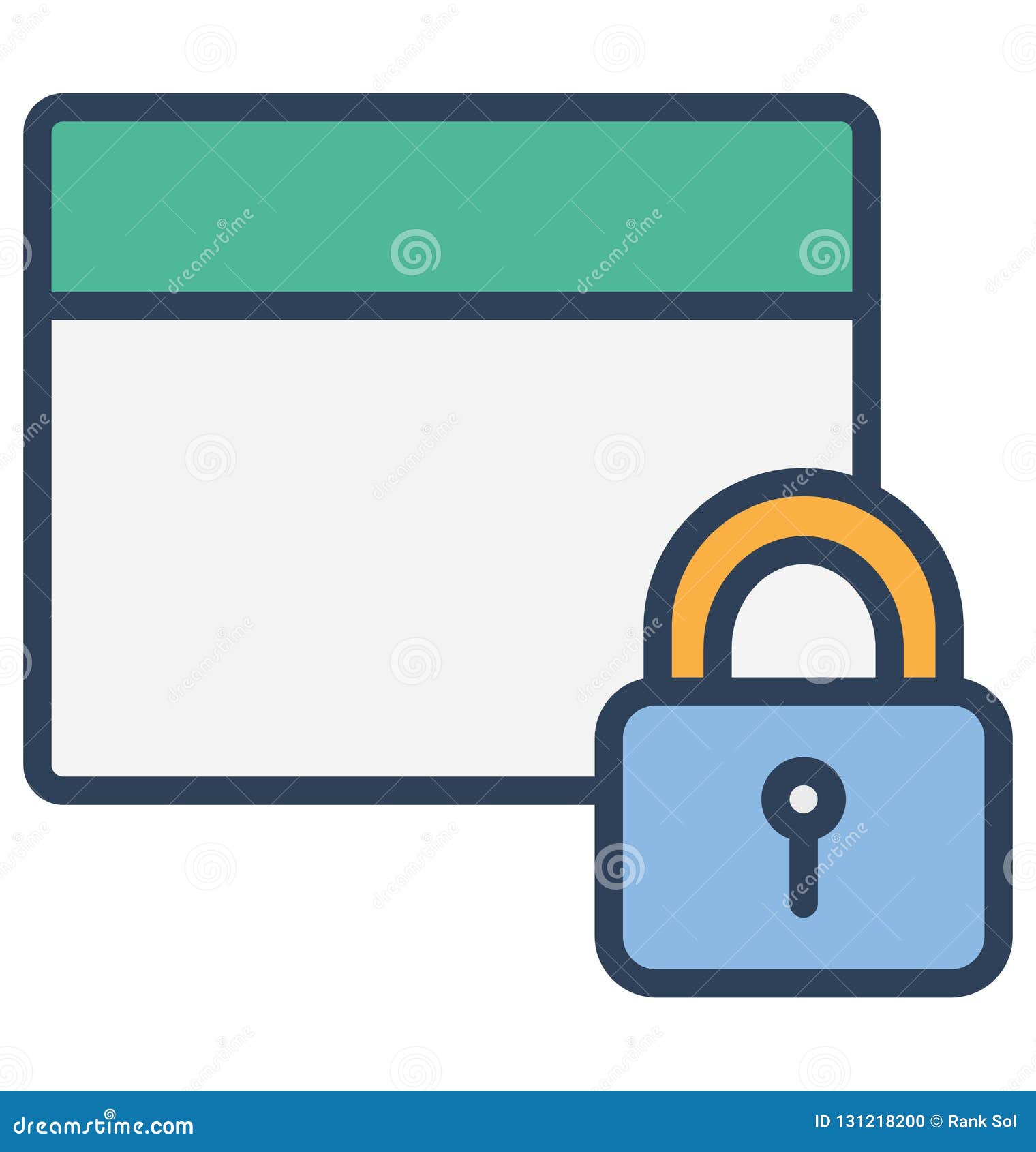 Lock, Payment Secure Isolated Vector Icon that Can Be Very Easily Edit ...