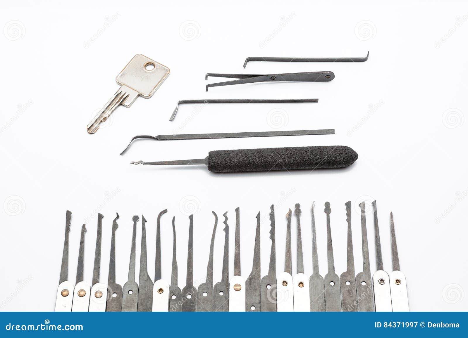 An lock pick stock image. Image of bypass, mechanism - 84371997