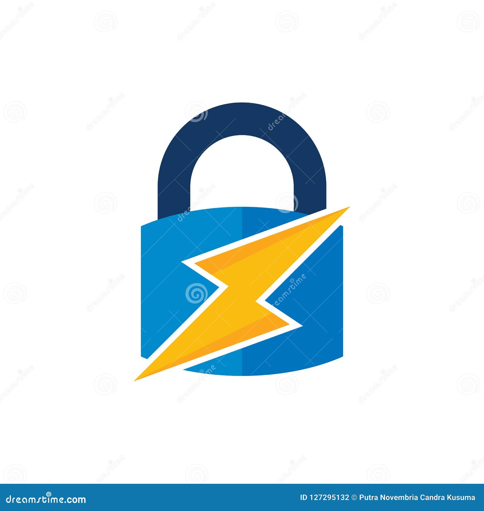Lock Power Logo Icon Design Stock Vector - Illustration of icon ...