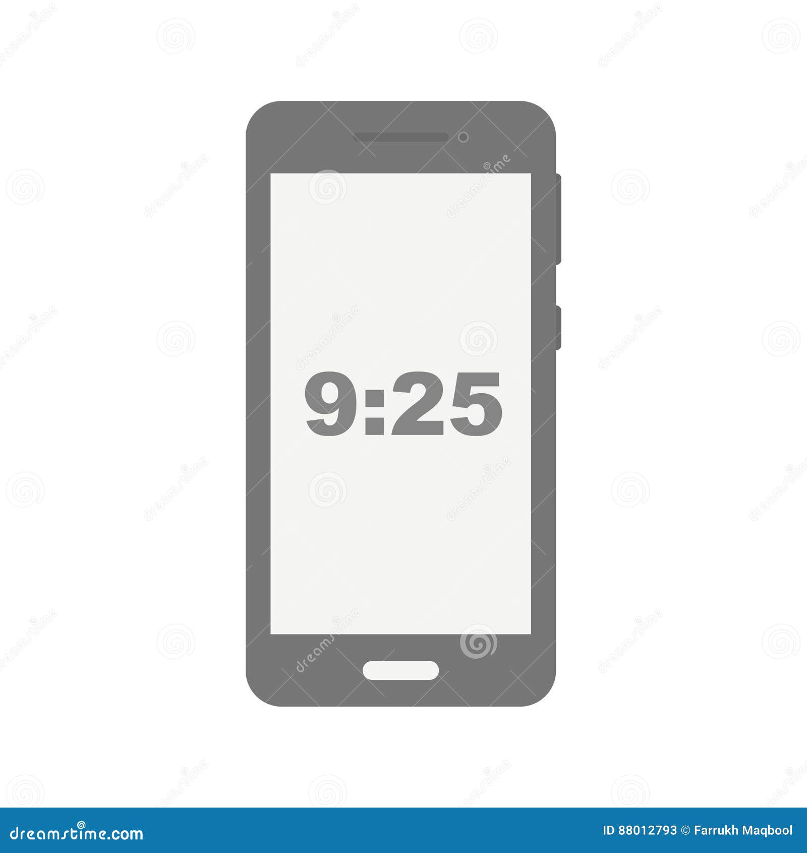 Lock Screen stock vector. Illustration of cellphone, screen - 88012793