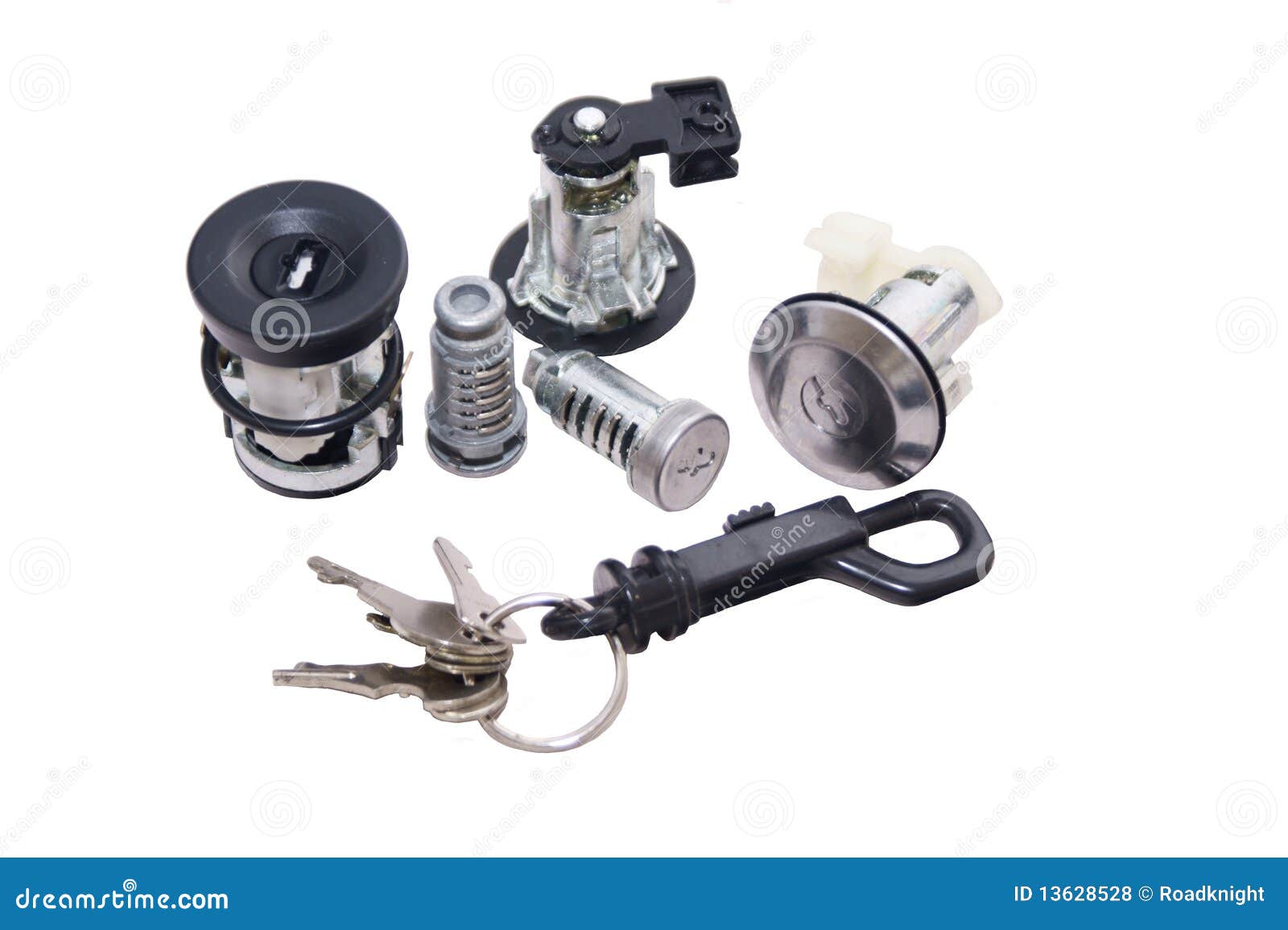 Lock Set and keys stock photo. Image of automotive, vehicle - 13628528