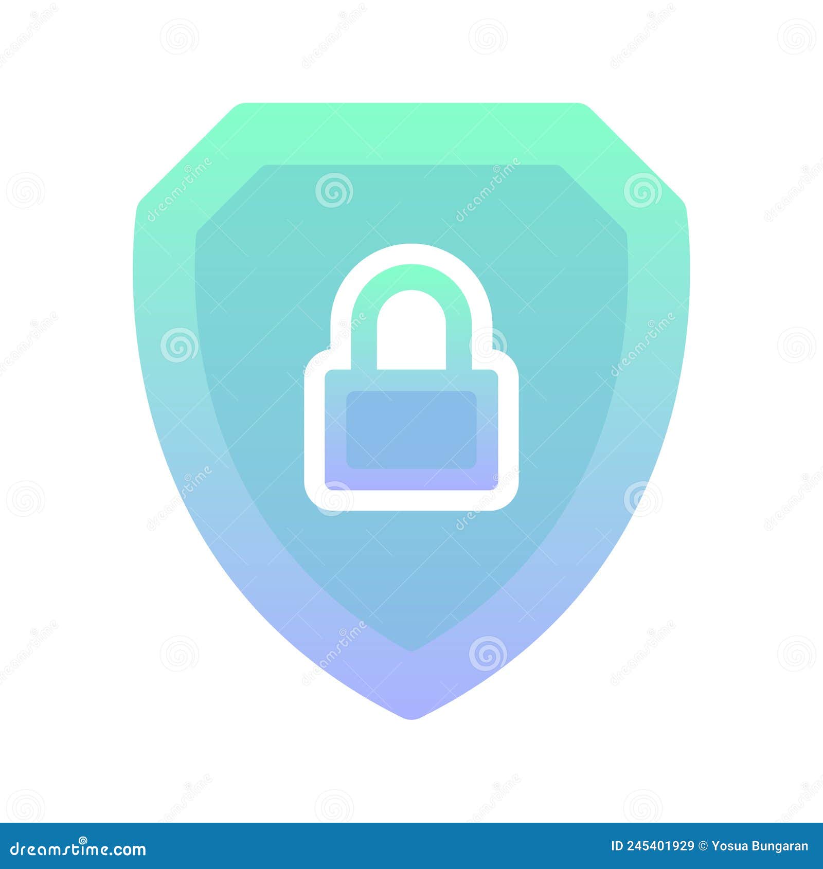 Lock Shield Logo Design Template Icon Stock Vector - Illustration of ...