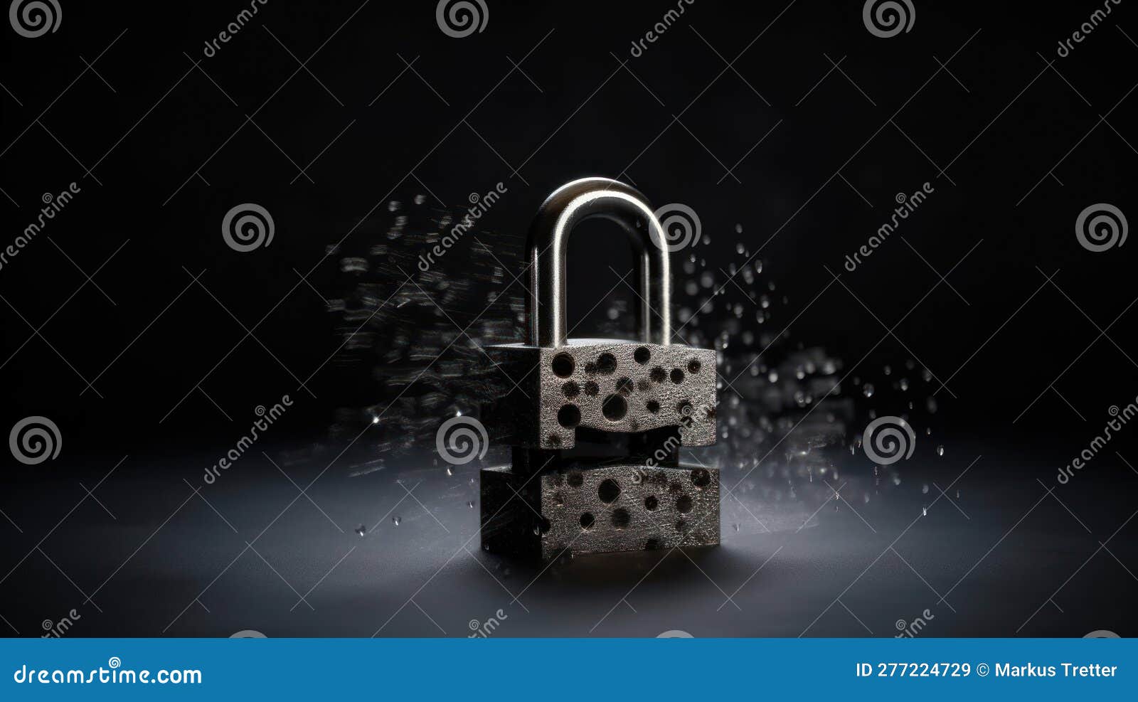 A Lock with a Shield Showcases Security Features for Cloud Computing ...