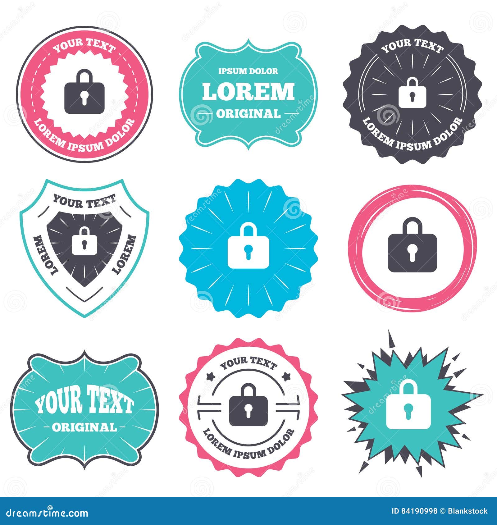 Lock Sign Icon. Locker Symbol Stock Vector - Illustration of lock ...