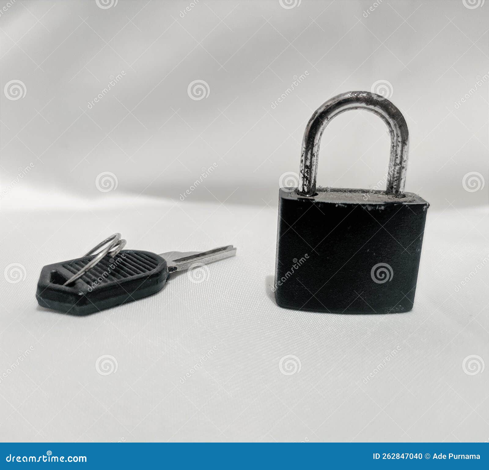 Lock a small padlock stock photo. Image of pattern, brand - 262847040