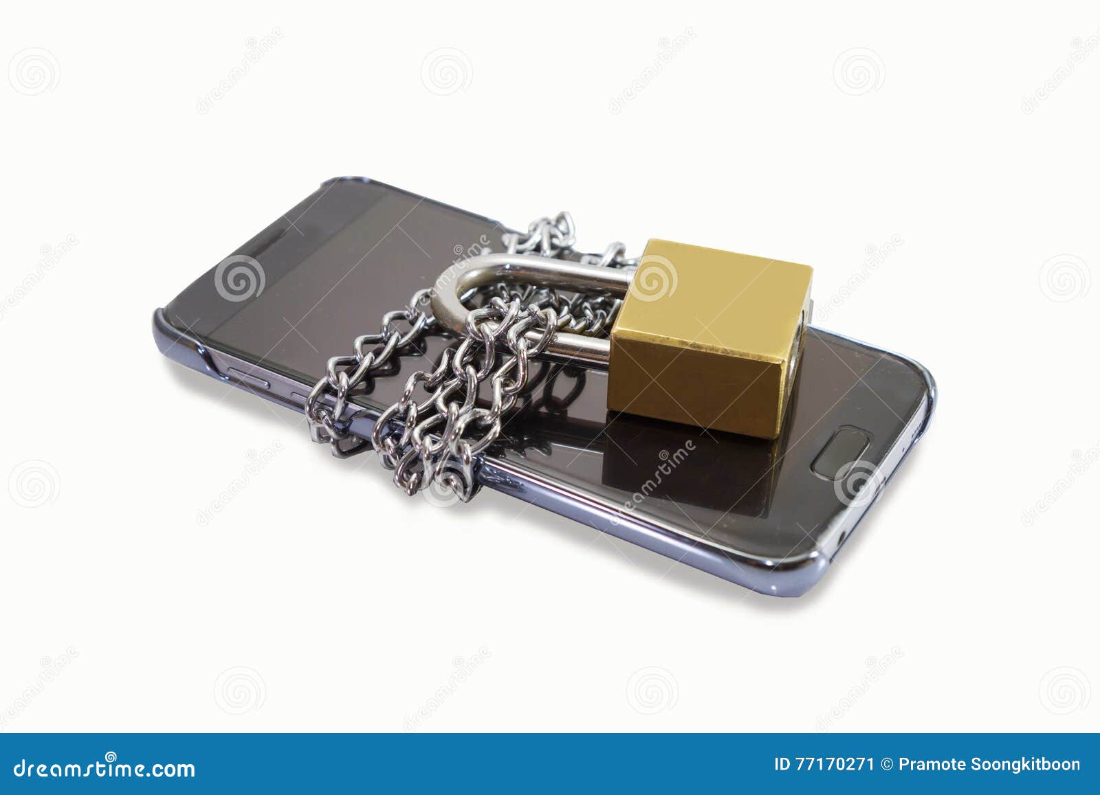 Lock smart phone stock image. Image of technology, network - 77170271