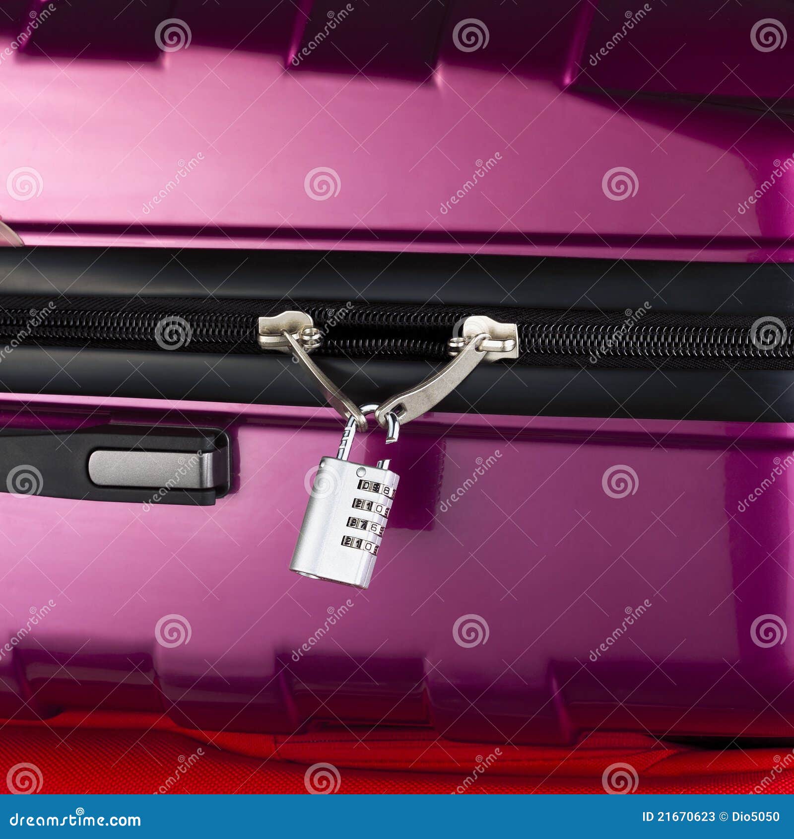 Lock suitcase broken stock image. Image of blue, single - 21670623