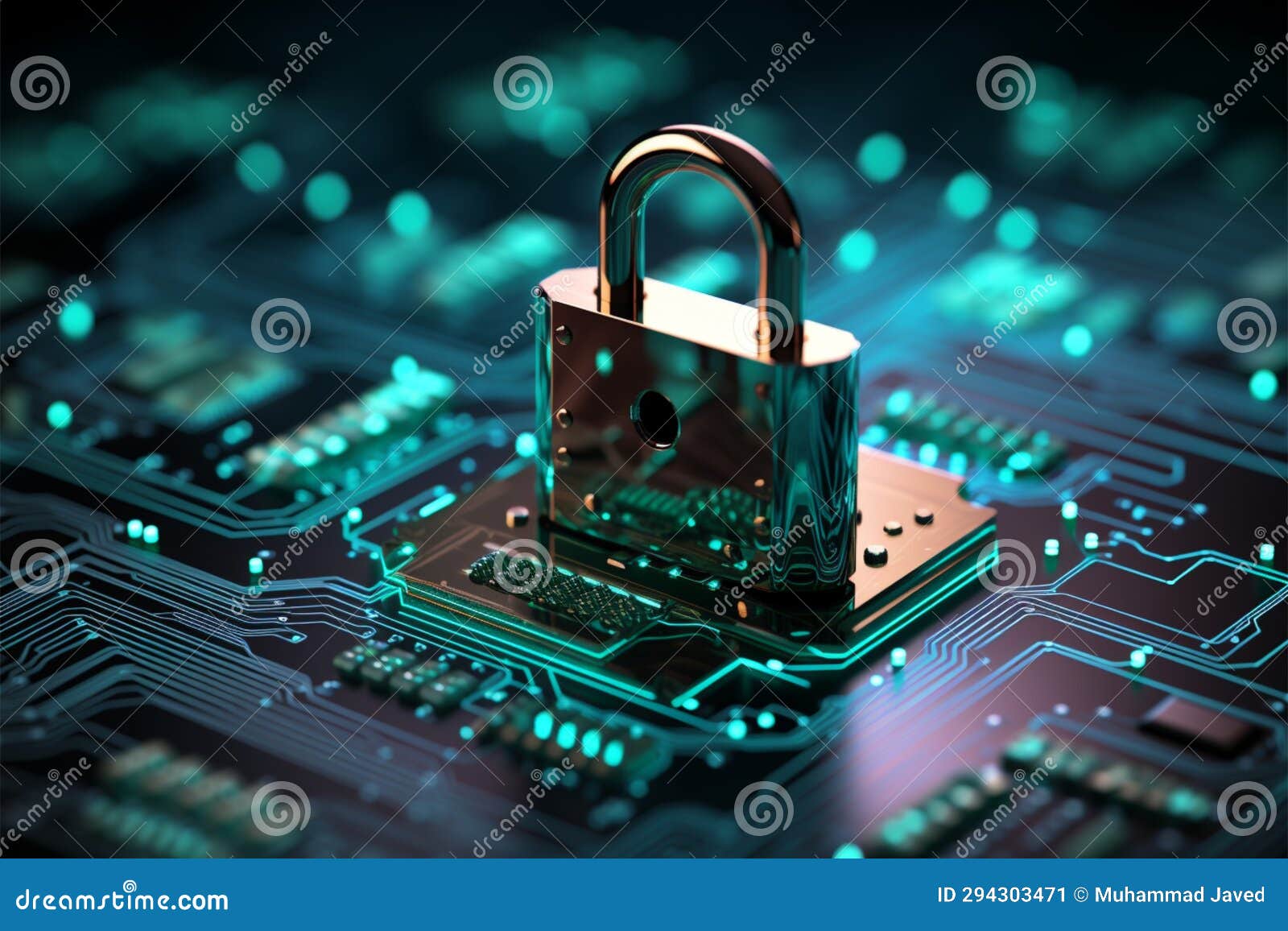 A Lock Symbol Embodies Advanced Protection in Bryliaevs Cybersecurity ...
