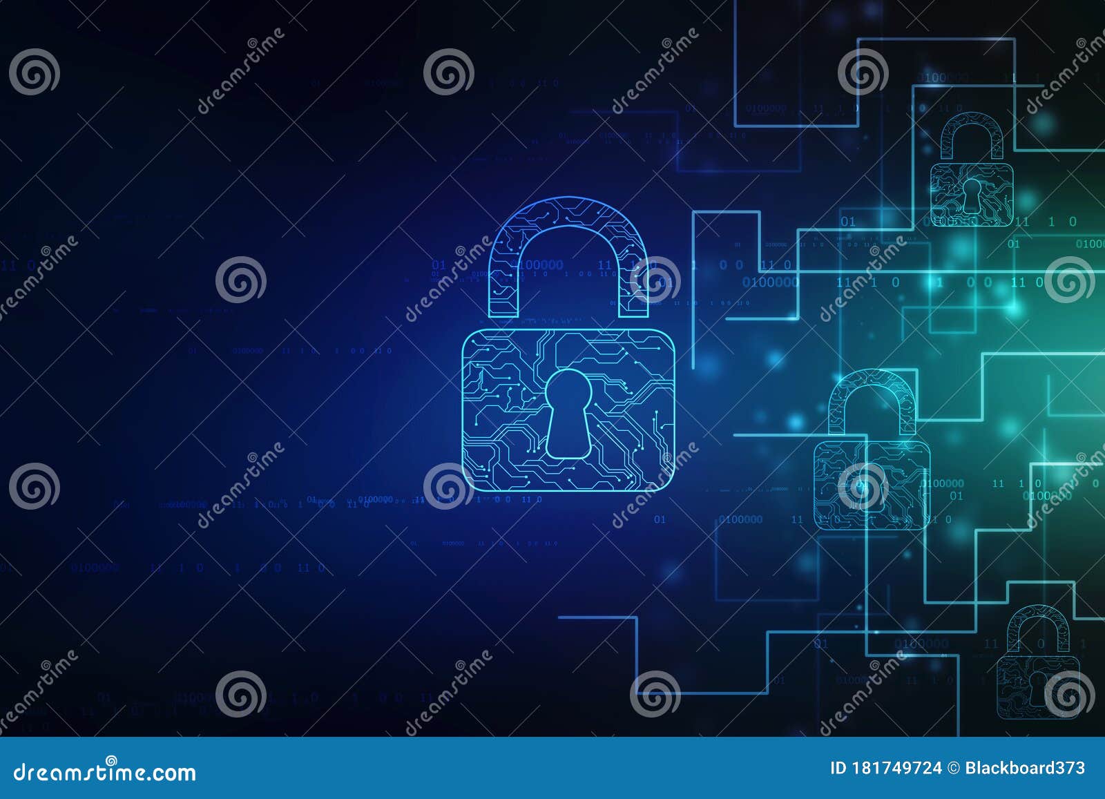 Lock on Technology Abstract Background, Internet Security Background ...