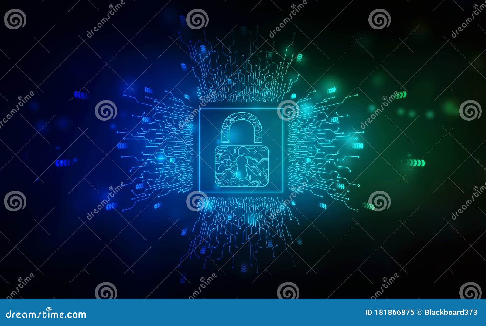 Lock on Technology Abstract Background, Internet Security Background ...