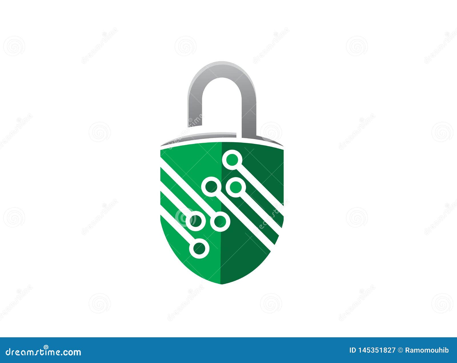 Security Tech Logo Template With Check Mark Design Cartoon Vector ...