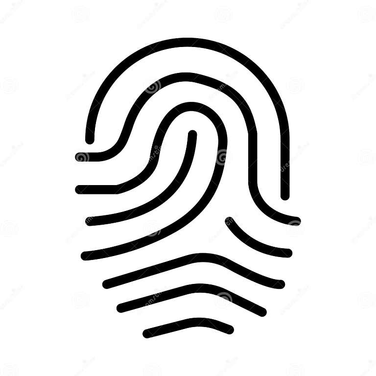 Lock thin line vector icon stock vector. Illustration of black - 140501372