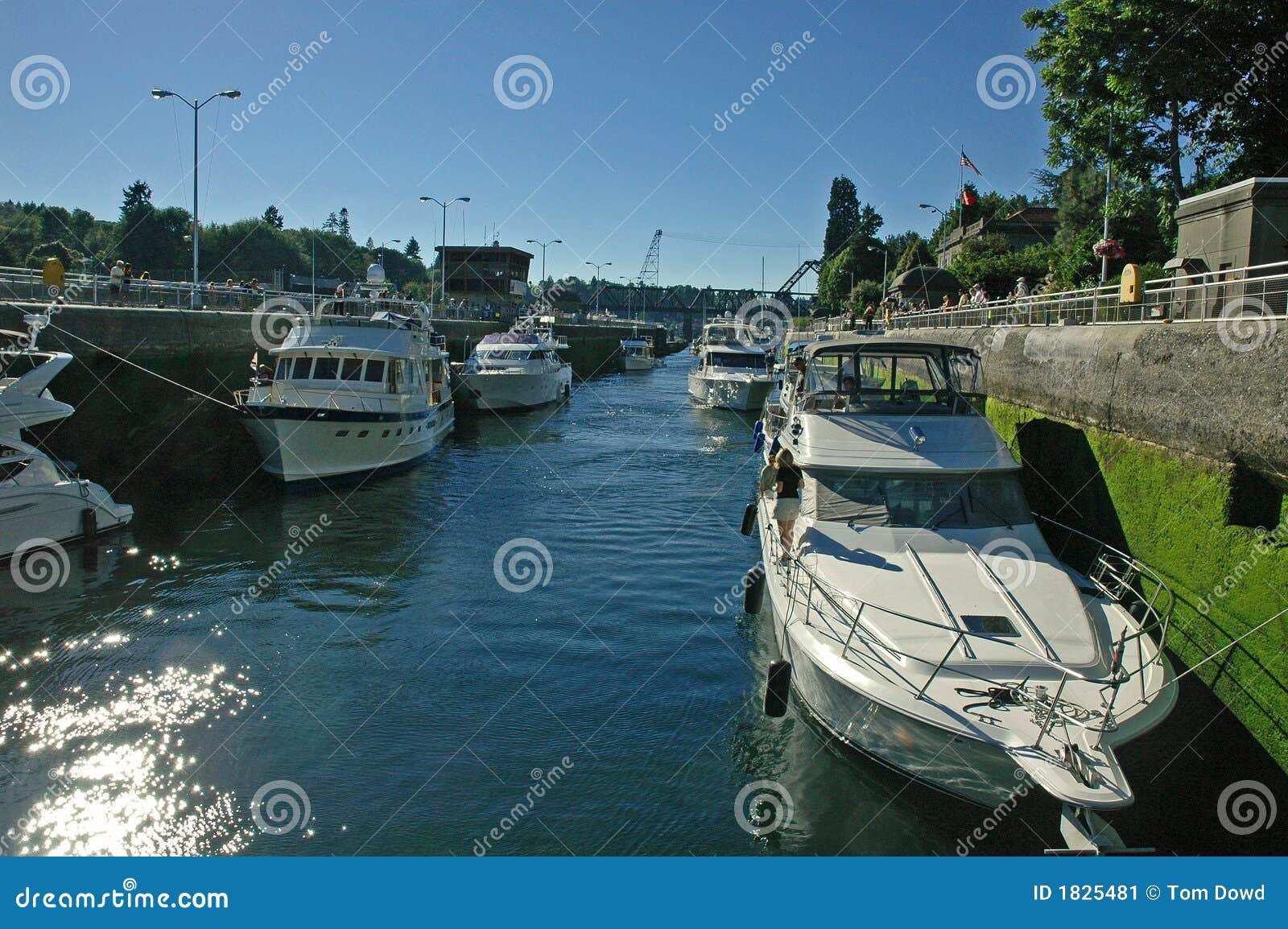 Lock Tie stock image. Image of boating, boats, travel - 1825481