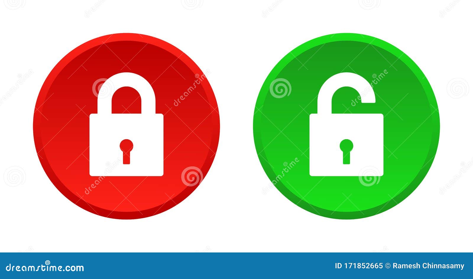 Lock and unlock button stock vector. Illustration of agree - 171852665 Lock and unlock button stock vector. Illustration of agree - 171852665