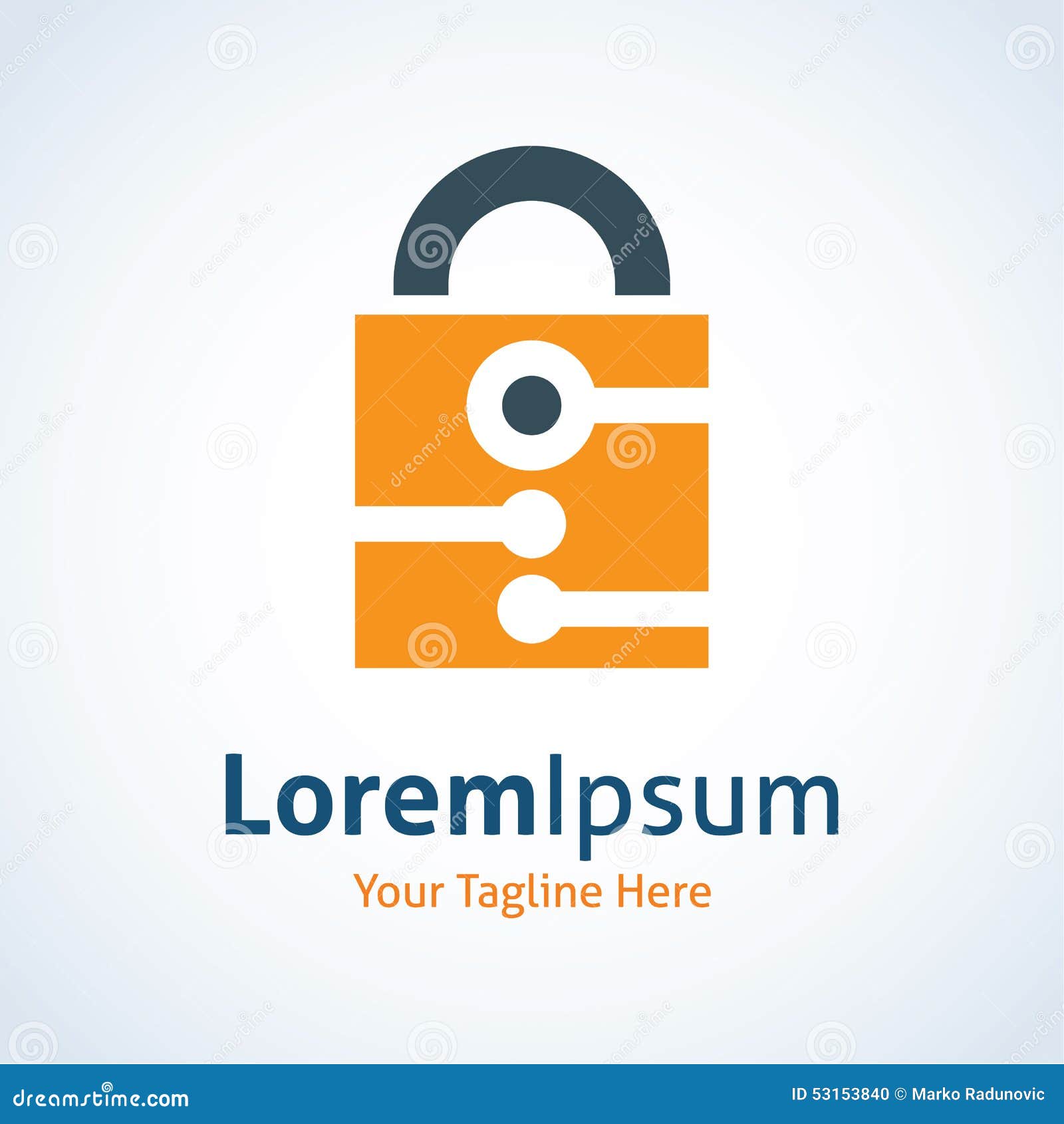 Lock Up Mechanism System Technology Protection Logo Icon Stock ...