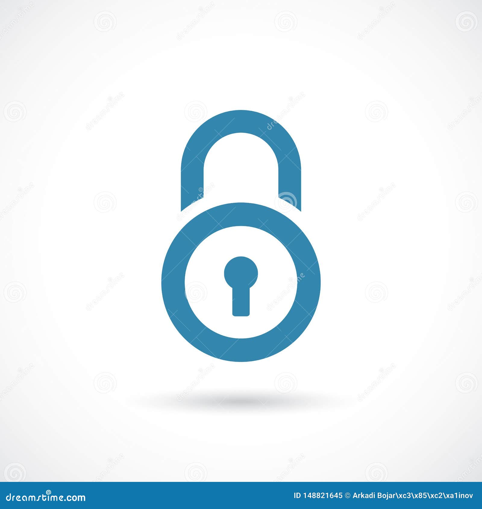 Vector Lock Set Isolated On White Background For Security Protection ...