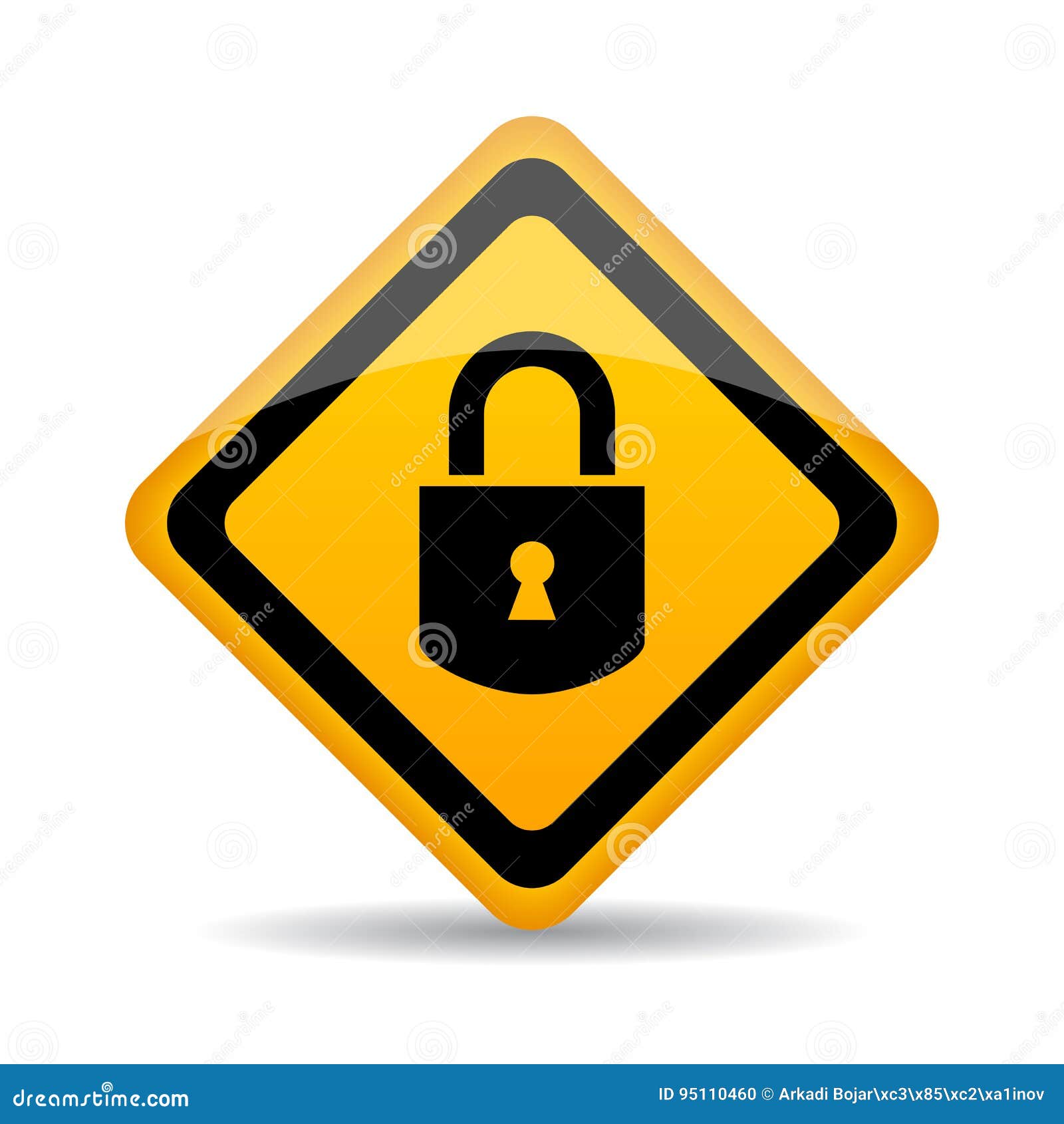 Lock vector sign stock vector. Illustration of hidden - 95110460
