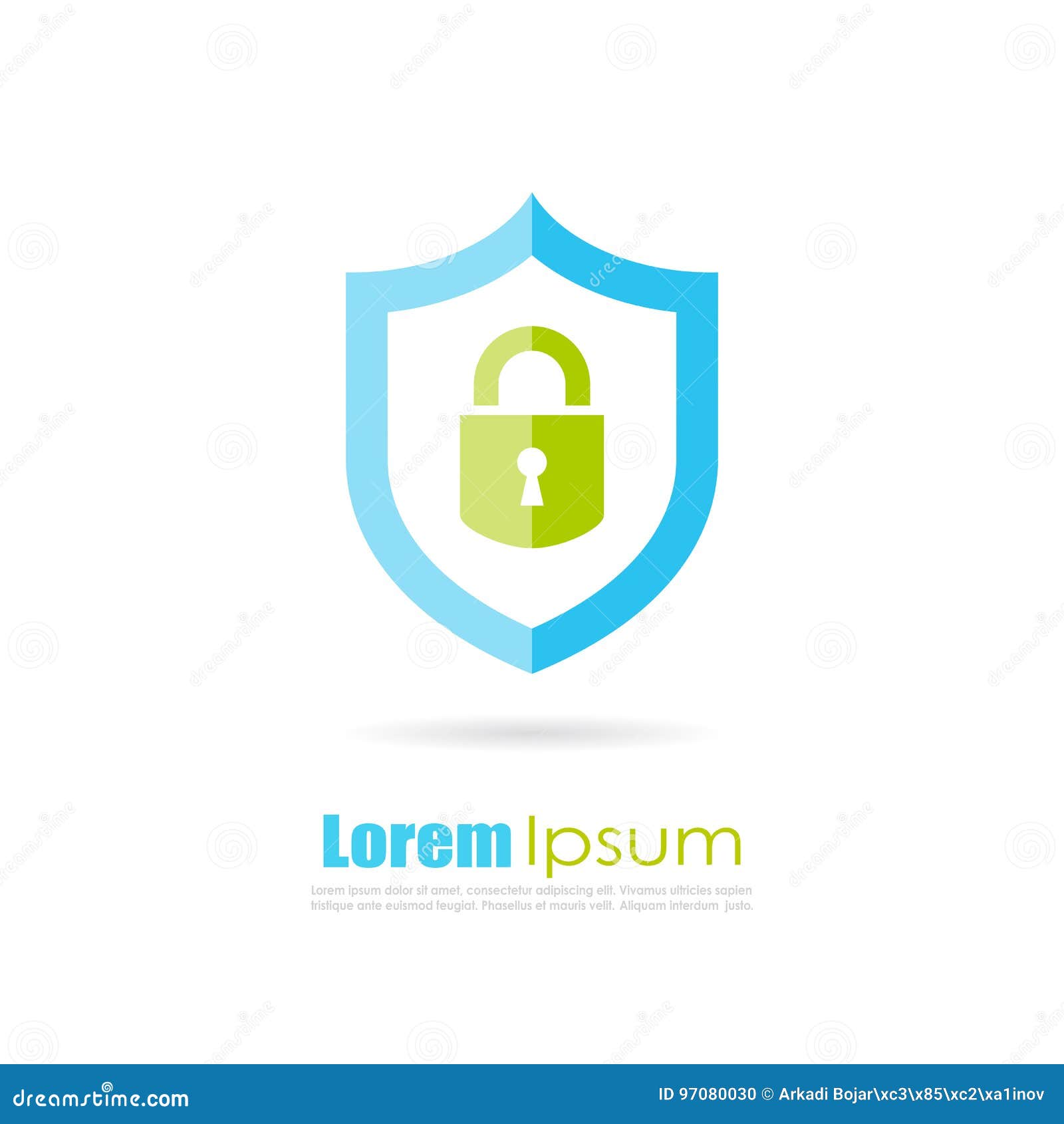 Lock Web Protection Vector Logo Stock Vector - Illustration of logotype ...