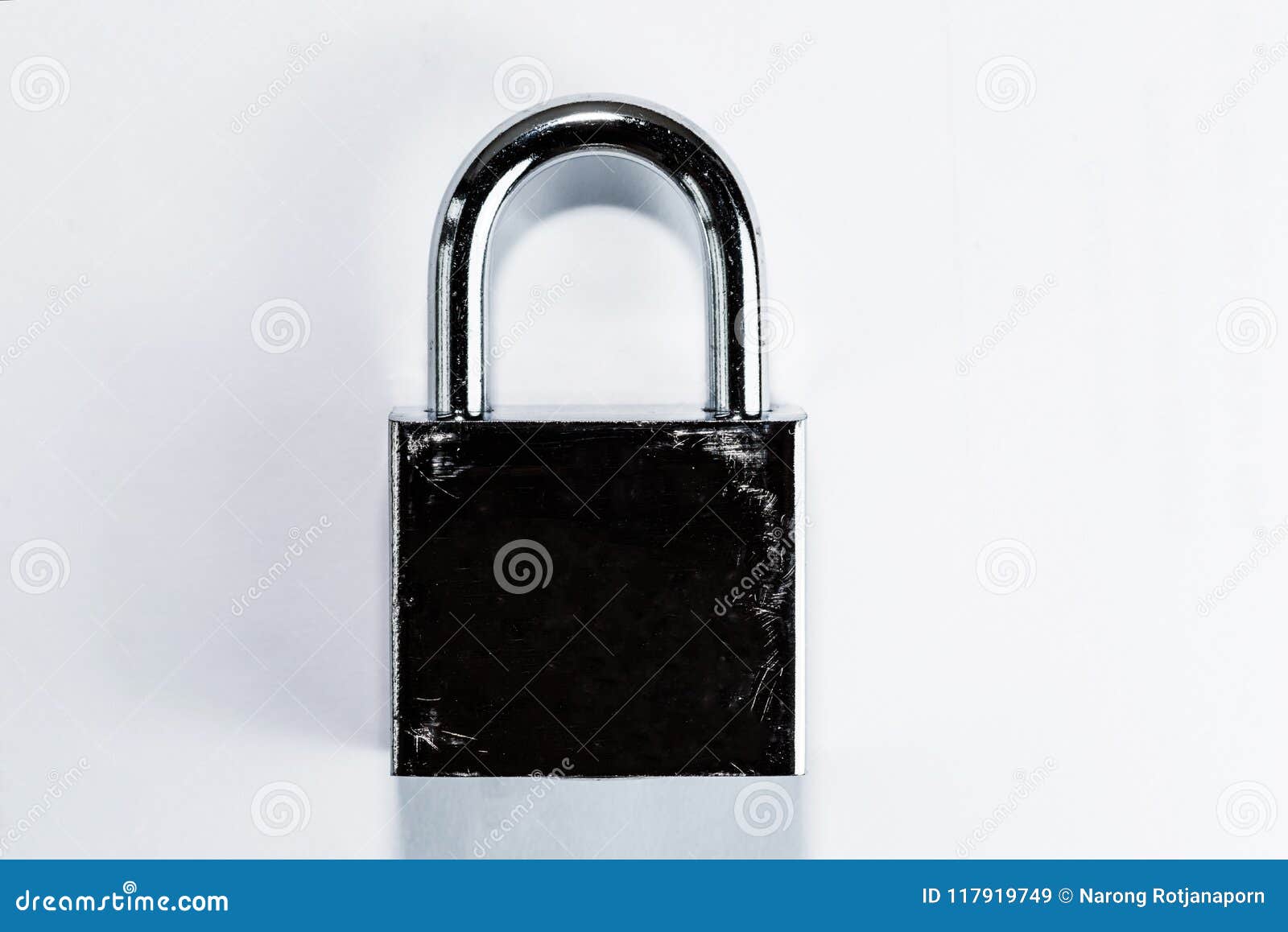 Lock on white background stock image. Image of object - 117919749