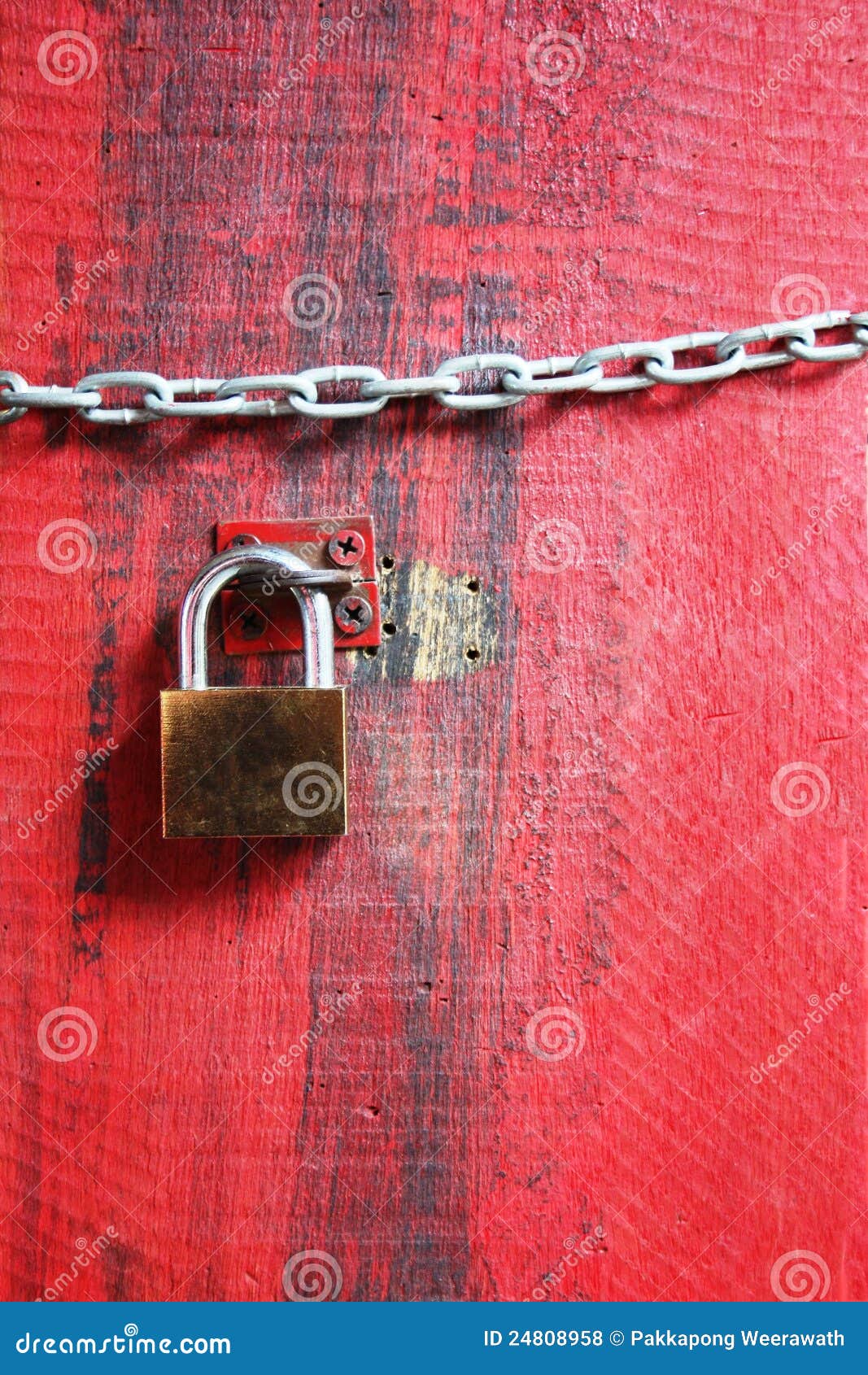Lock on the wood stock photo. Image of wood, tight, manacle - 24808958