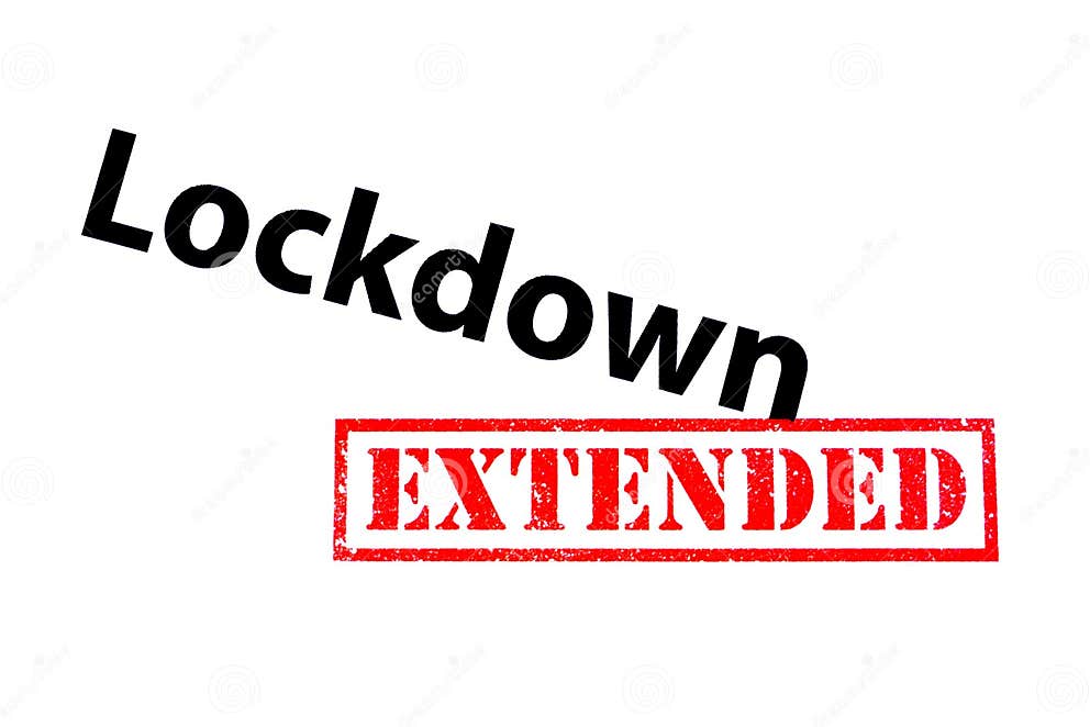Lockdown Extended stock illustration. Illustration of covid - 180654075