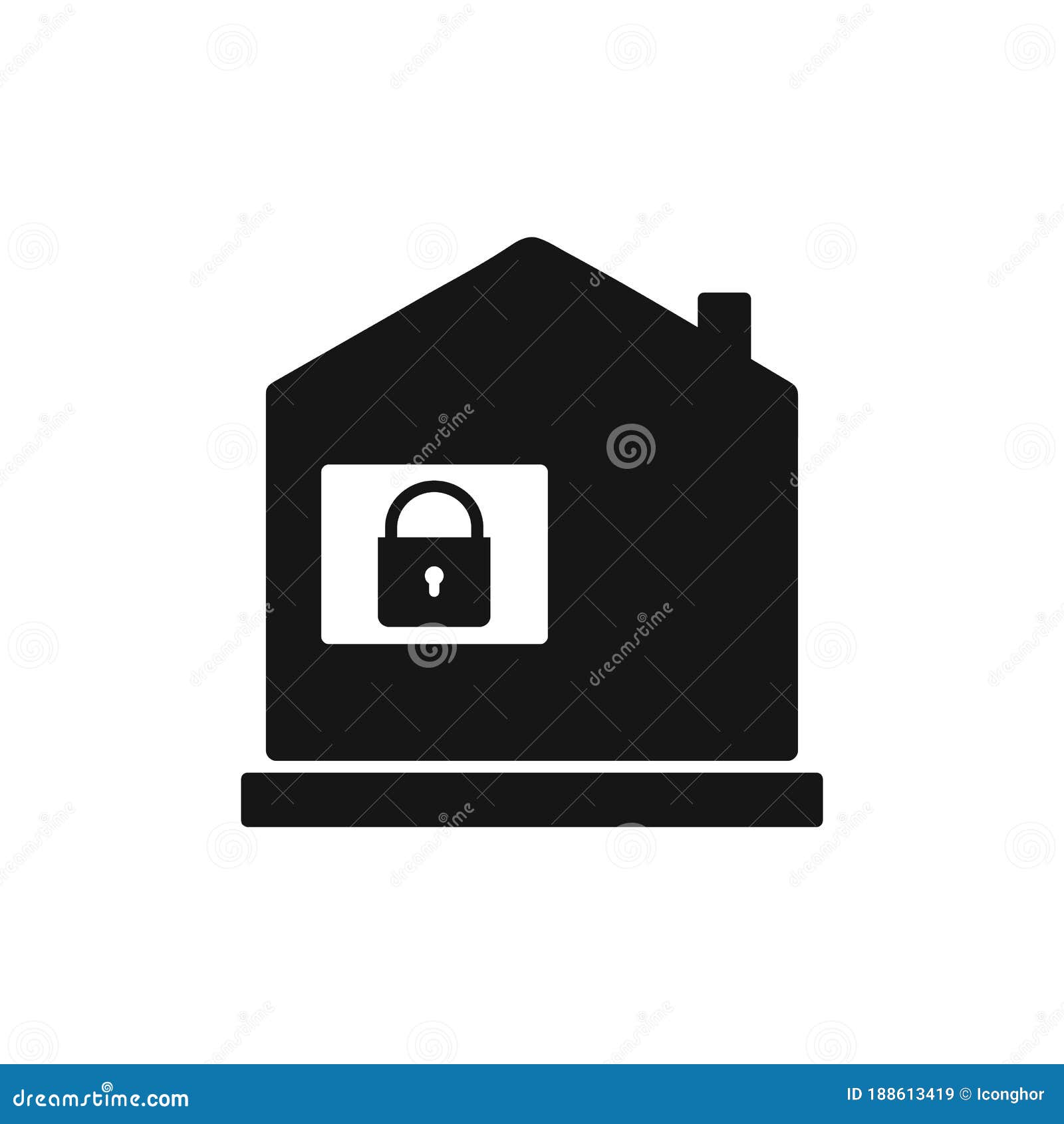 Lockdown Icon. Editable Vector EPS . Stock Vector - Illustration of ...