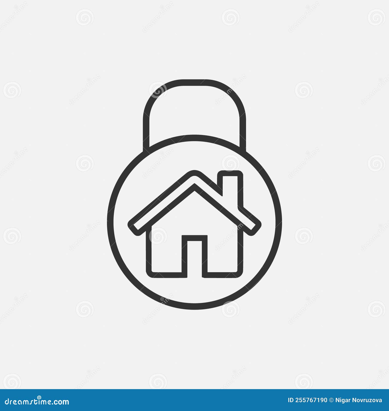 Lockdown Icon. Lockdown Icon Vector Symbol Sign Stock Vector ...