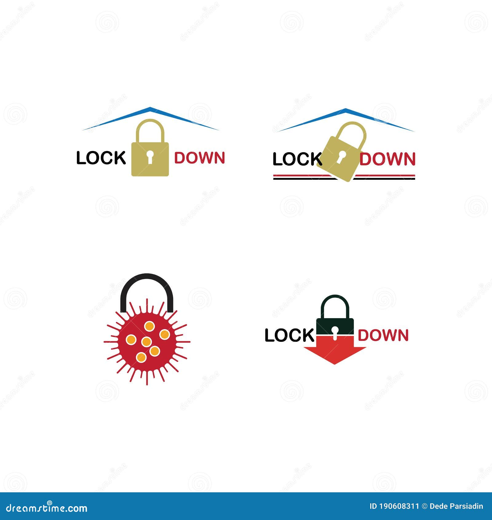 Lockdown stock vector. Illustration of poster, conditions - 190608311
