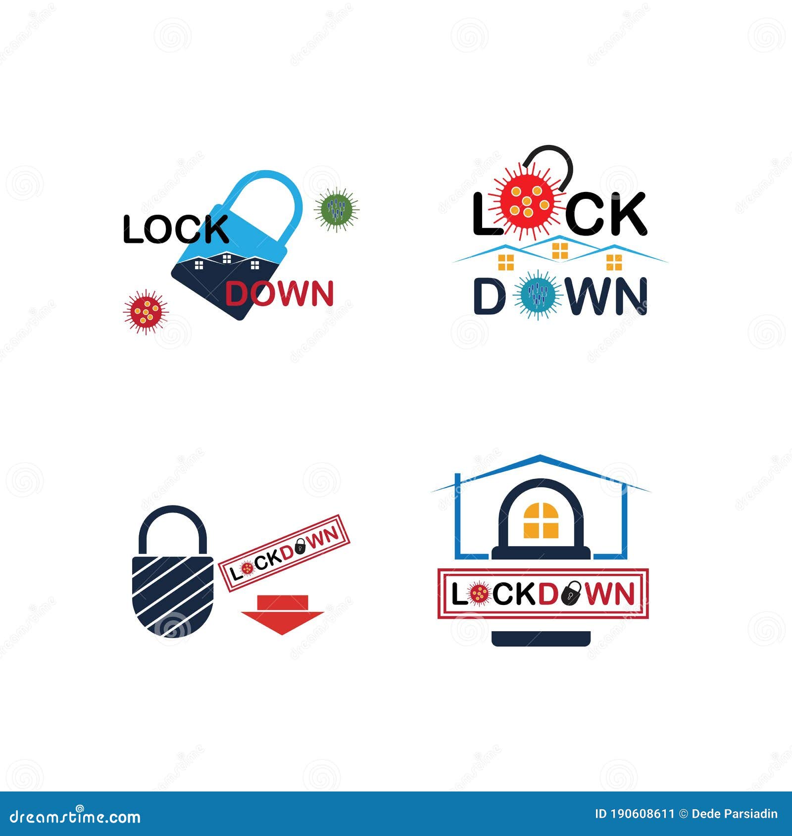 Lockdown stock vector. Illustration of pandemic, place - 190608611