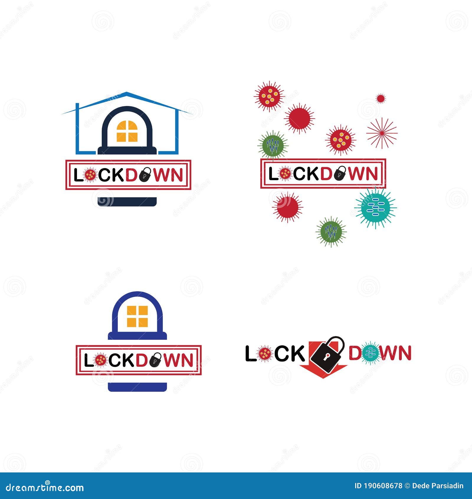 Lockdown stock vector. Illustration of closed, quarantined - 190608678