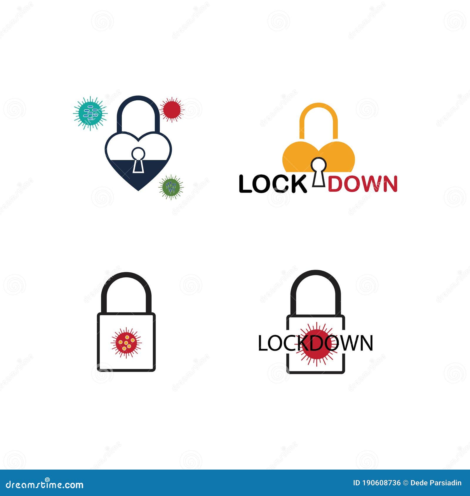 Lockdown stock vector. Illustration of conditions, lockdown - 190608736