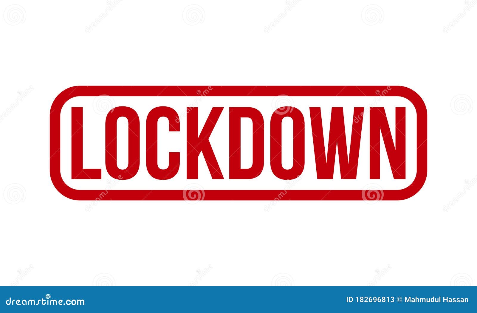 Lockdown Rubber Stamp. Red Lockdown Rubber Grunge Stamp Seal Vector ...